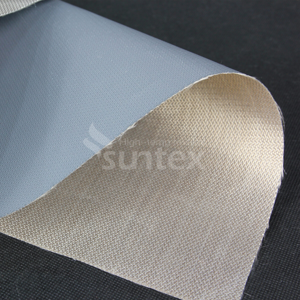 Grey 580gsm PTFE Coated Fiberglass Fabric - Suntex Composite