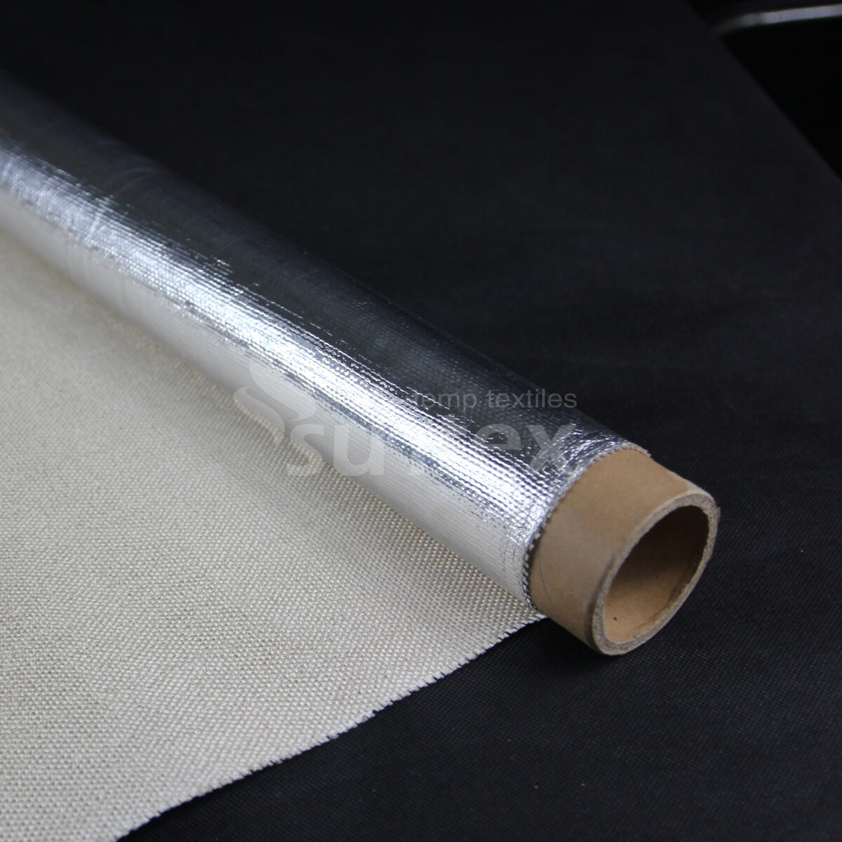 Heat Reflecting 0.4mm Aluminum Foil Coated Fiberglass Fabric - Suntex